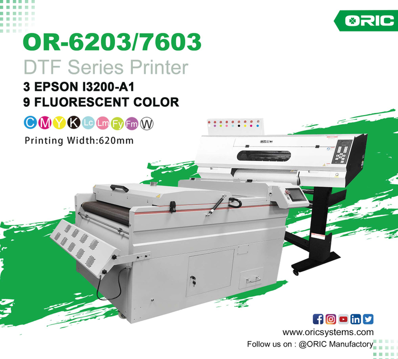 24” 9 COLORS GRADIENT PRINTING SOLUTION DTF OR-6203/7603 DTF from China ...